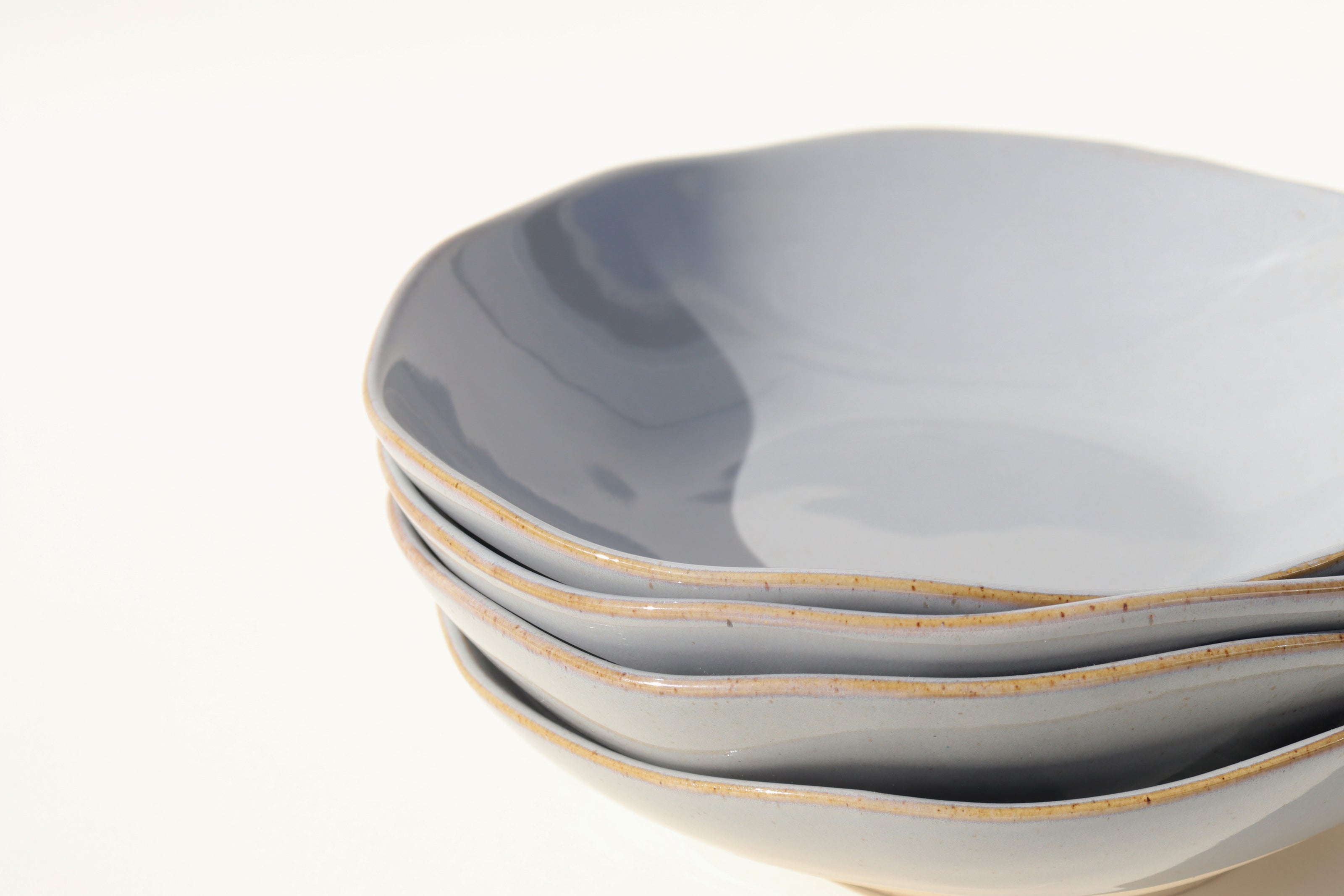 Low Tide Bowl - Waterfall (Set of 4) – Glazed Garage Ceramics